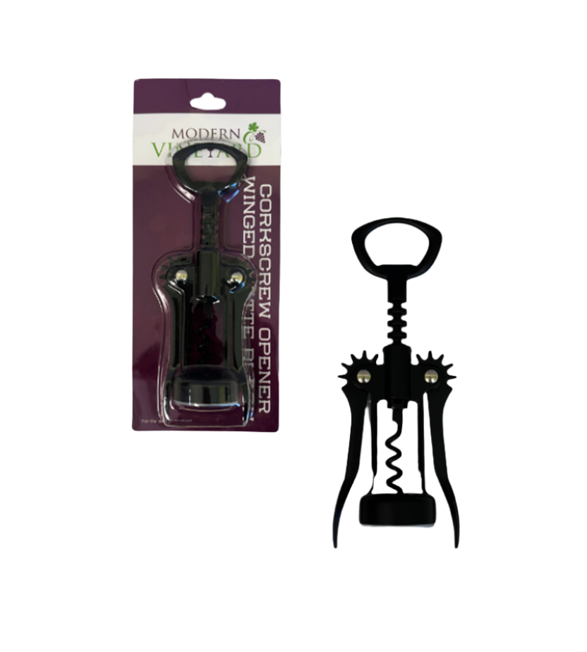 Matte black winged corkscrew Canada – LiquorStoreProducts.com